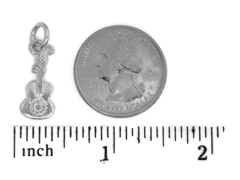 Ukulele Charm Pendant Sterling Silver .925 - Etsy UK