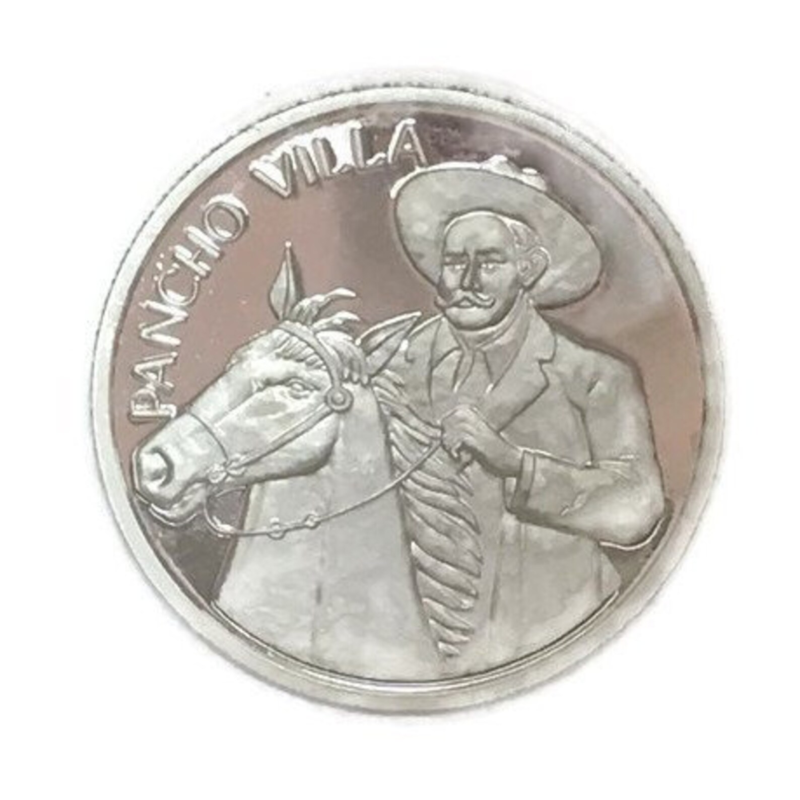 Pancho Villa 1 Ounce .999 Silver Mexican Coin - Etsy