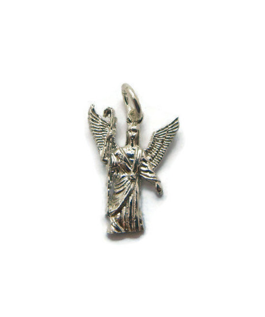 Archangel Raphael arcangel Rafael Charm .925 Sterling Silver - Etsy