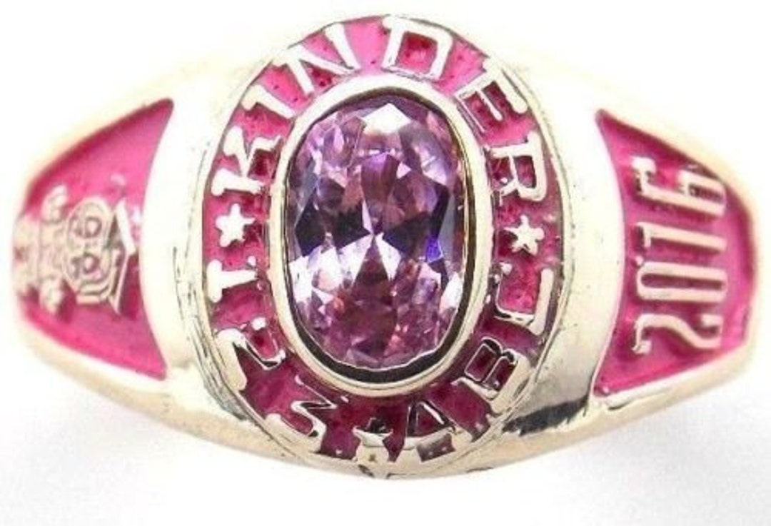 10k Yellow Gold Kinder Graduation Ring - Etsy