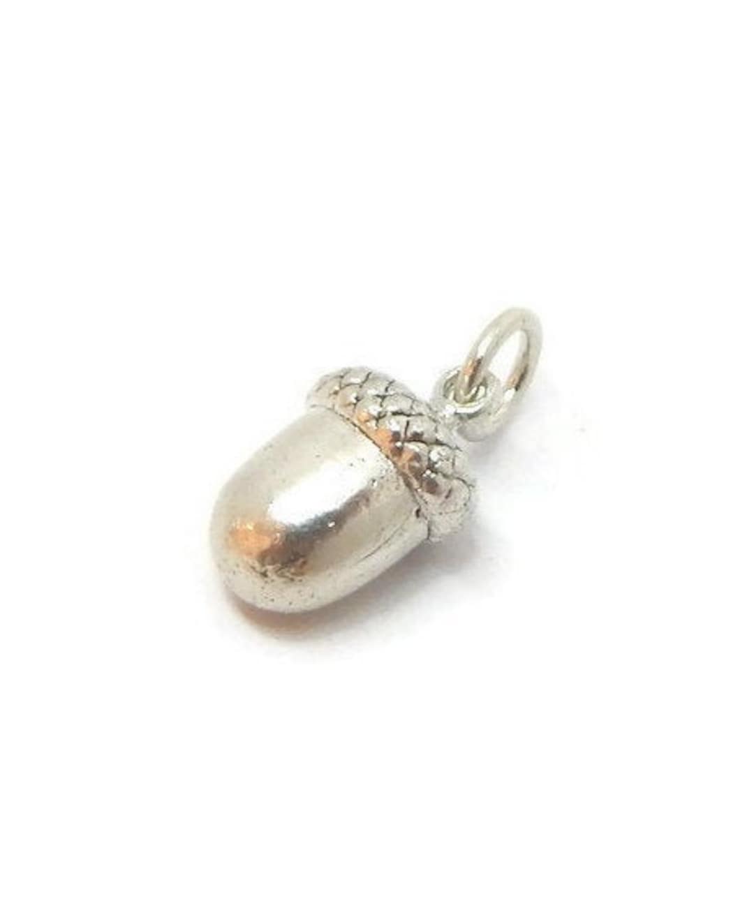Hazelnut Pendant Charm .925 Sterling Silver - Etsy