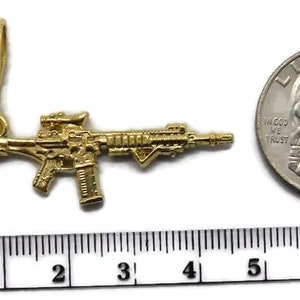 14k Solid Gold Vz-58 Modernized Rifle Charm Pendant - Etsy
