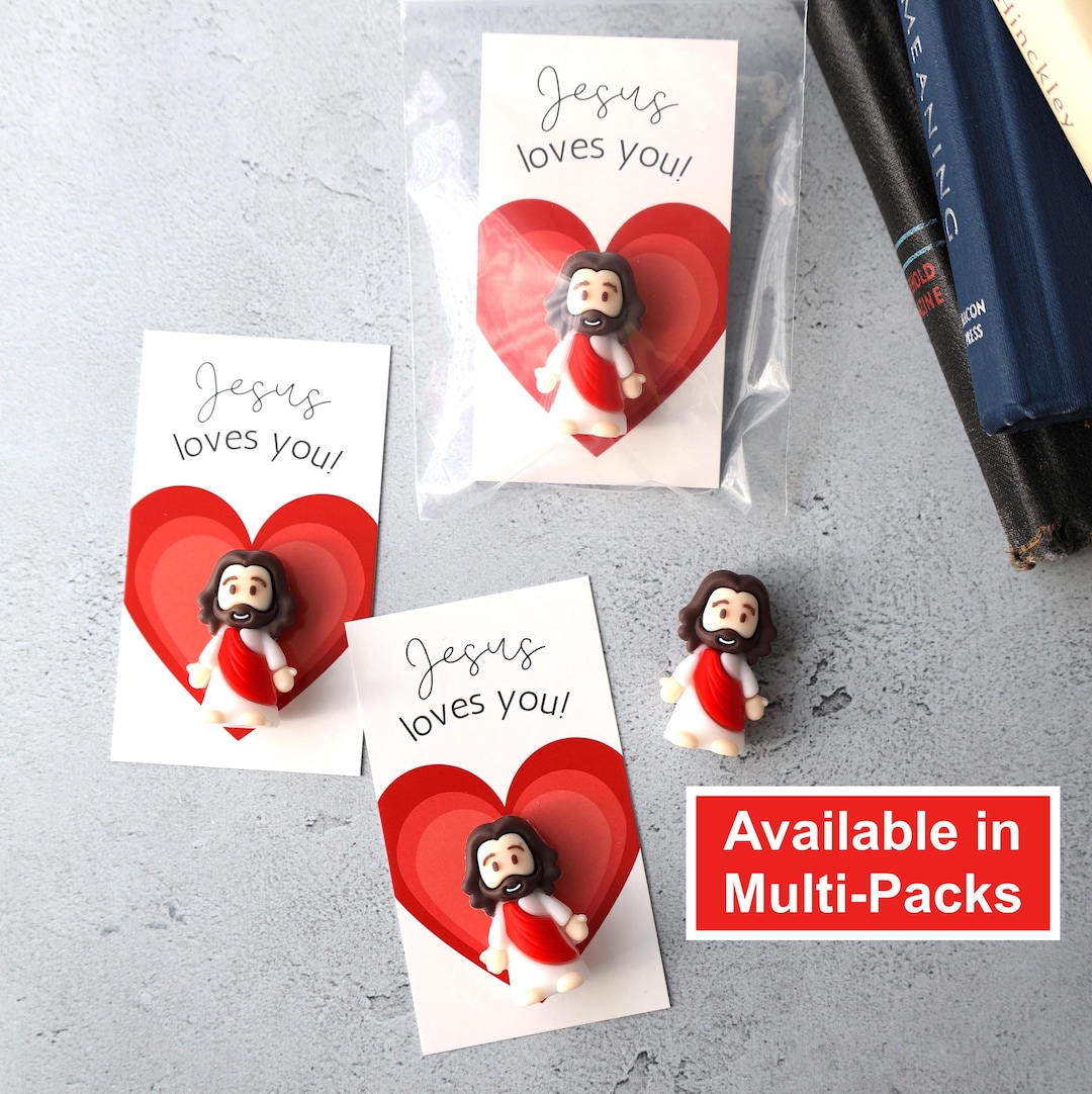 Cute Jesus Figure "jesus Loves You!", Cartoon Jesus Figure, Jesus Gift ...