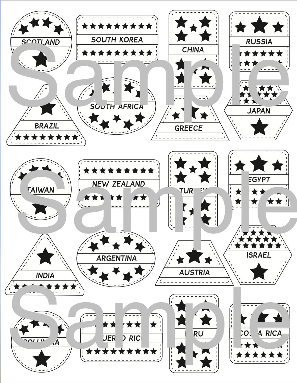 Printable Passport for Kids for Pretend Play Travel and Learning - Etsy