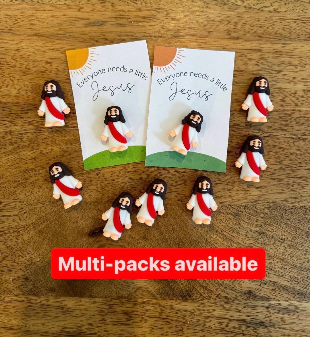 Mini Jesus Figurine With Red Sash, everyone Needs a Little Jesus Gift ...