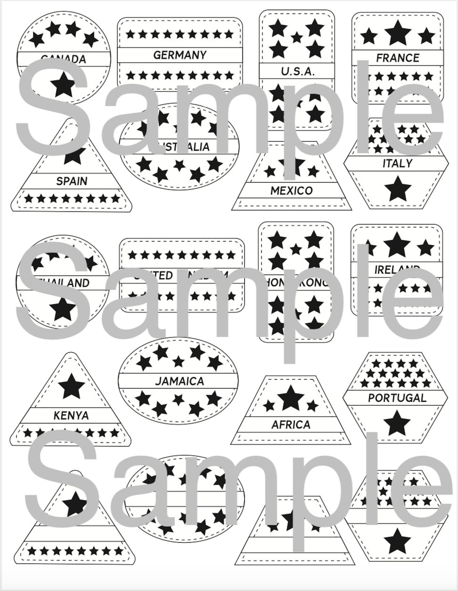 Printable Passport for Kids for Pretend Play Travel and Learning - Etsy