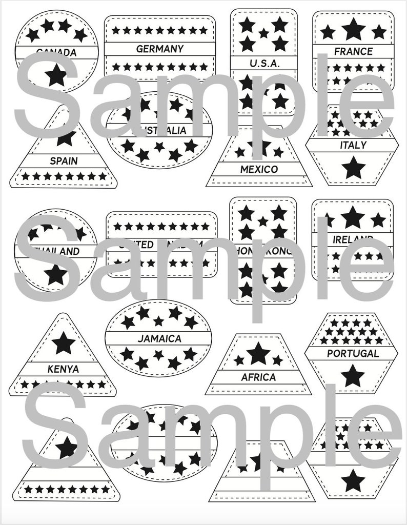 Printable Passport for Kids for Pretend Play Travel and Learning - Etsy