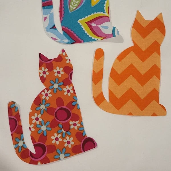 Cat Applique - Etsy