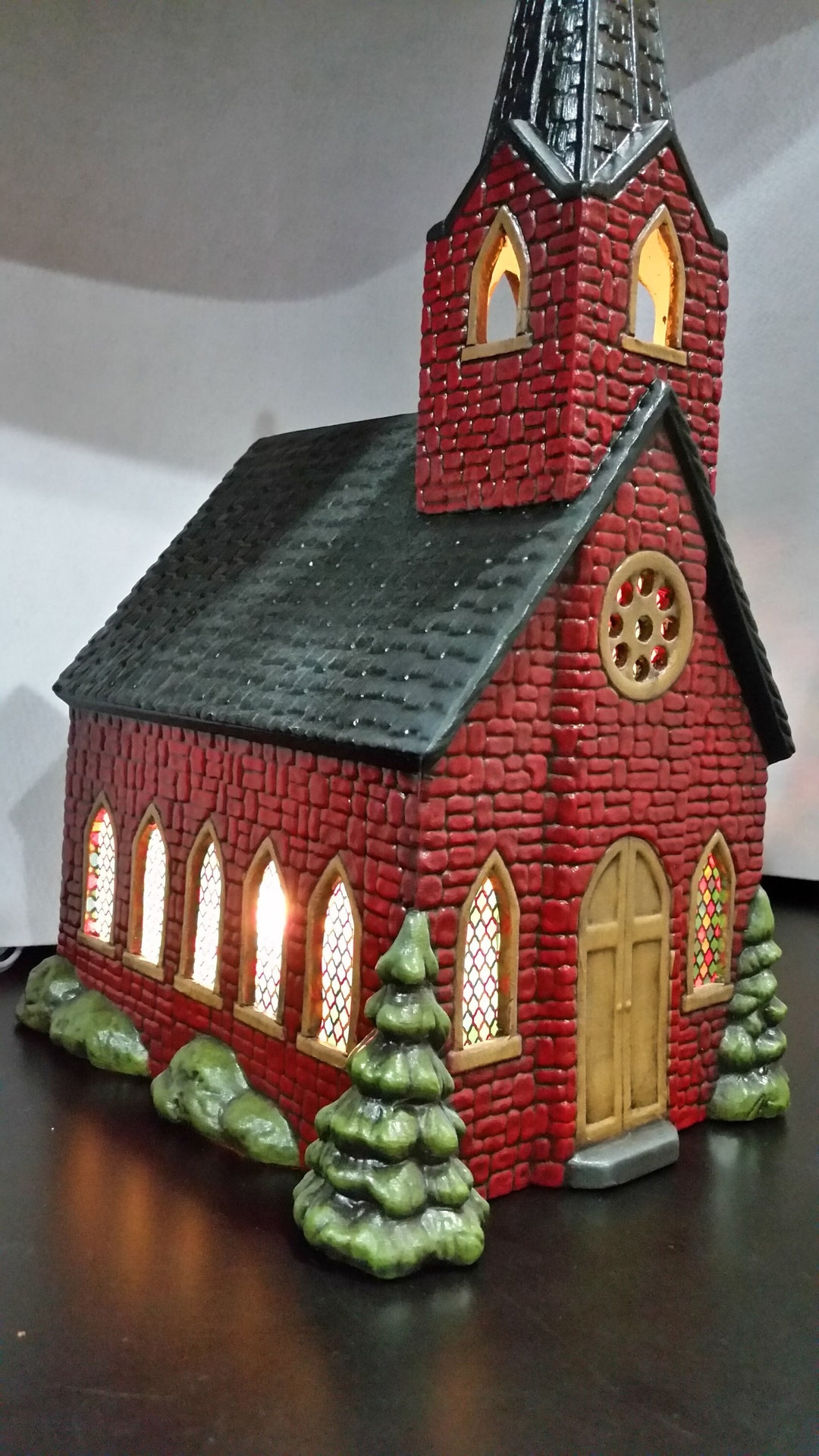 Ceramic Church Large - Etsy