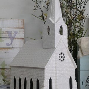 Ceramic Church Large - Etsy