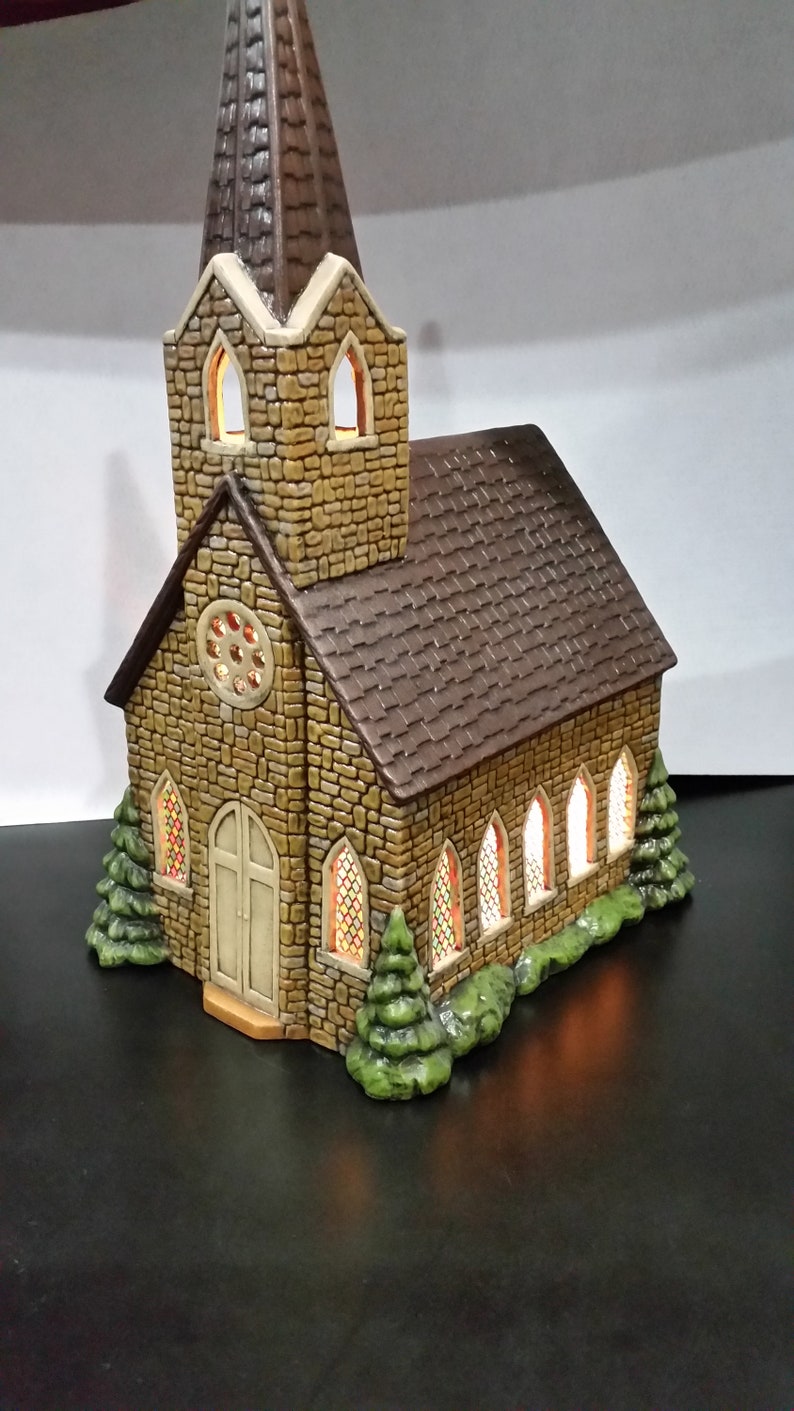 Ceramic Church Large - Etsy
