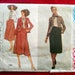 Vogue 1791 Calvin Klein Jacket, Skirt, Blouse Pattern Size 10 32.5 B ...