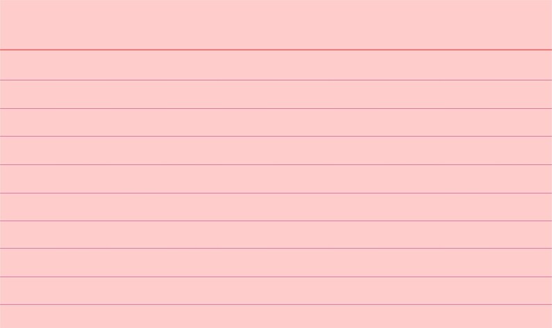 Colored Index Note Card Clipart Graphic - Etsy