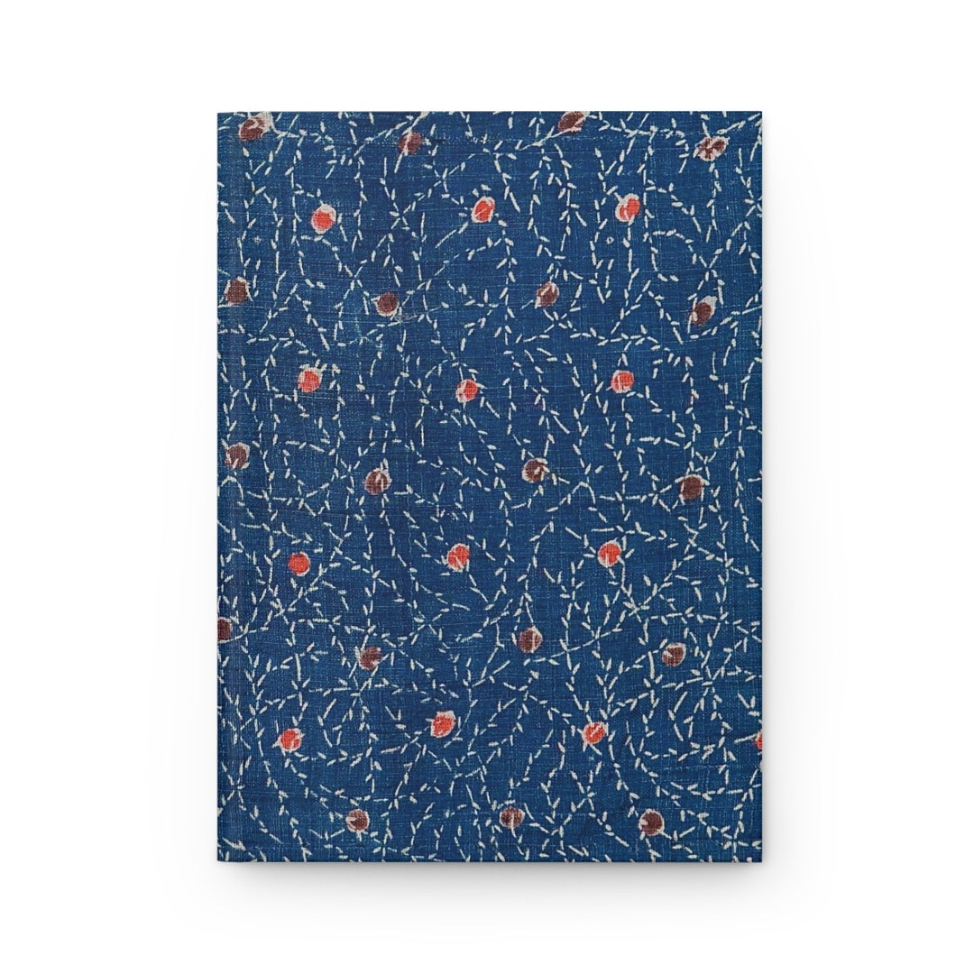 Blue Japanese Fabric Pattern by Jack Lenor Larsen Hardcover Journal ...
