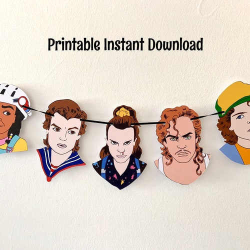 Printable Slasher Garland Printable Party Decor Instant - Etsy