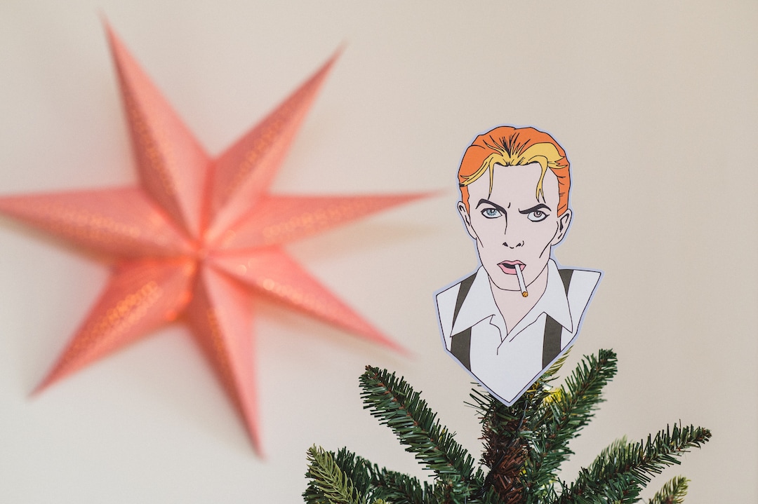 Printable Tree Topper, Gift for Music Fans, Alternative Decor - Etsy