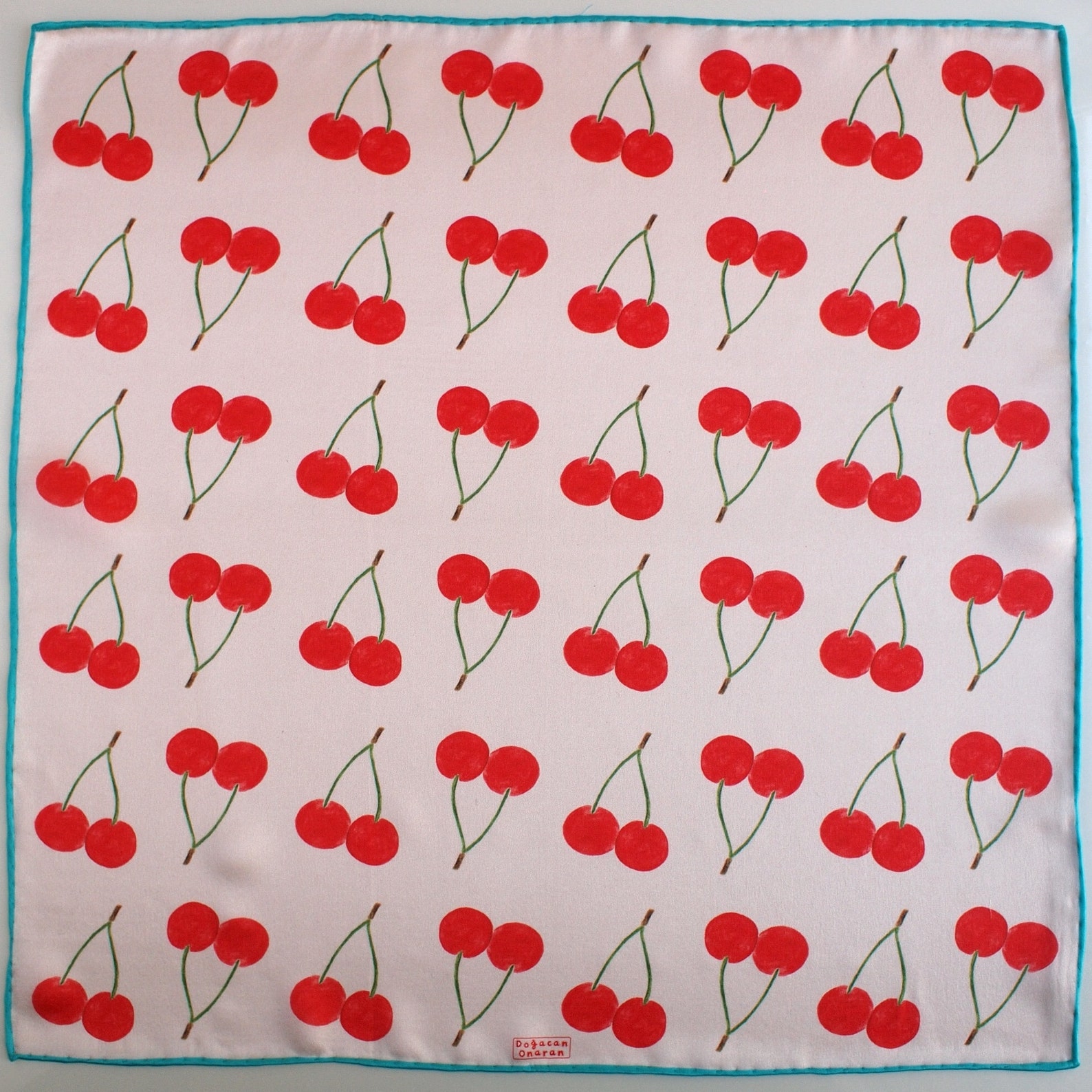 Cherry Cherry Lady Hand Illustrated 100% Silk or Cotton - Etsy