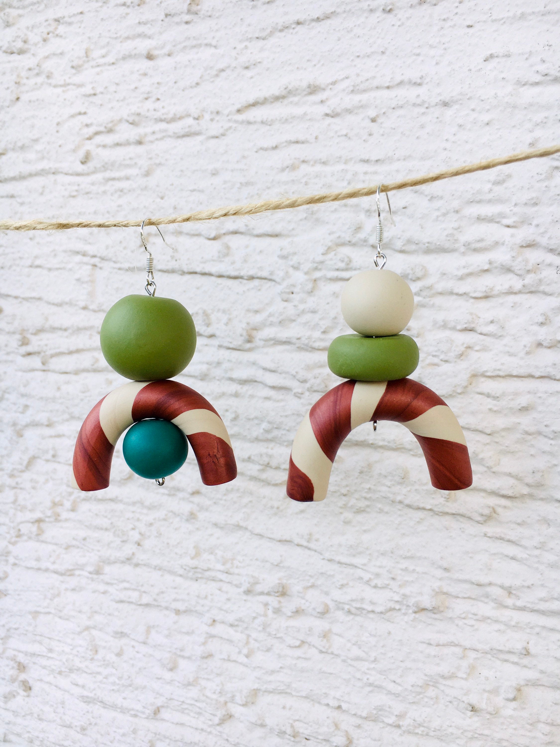 Be Bold Baby Handmade Polymer Clay Earrings Statement - Etsy