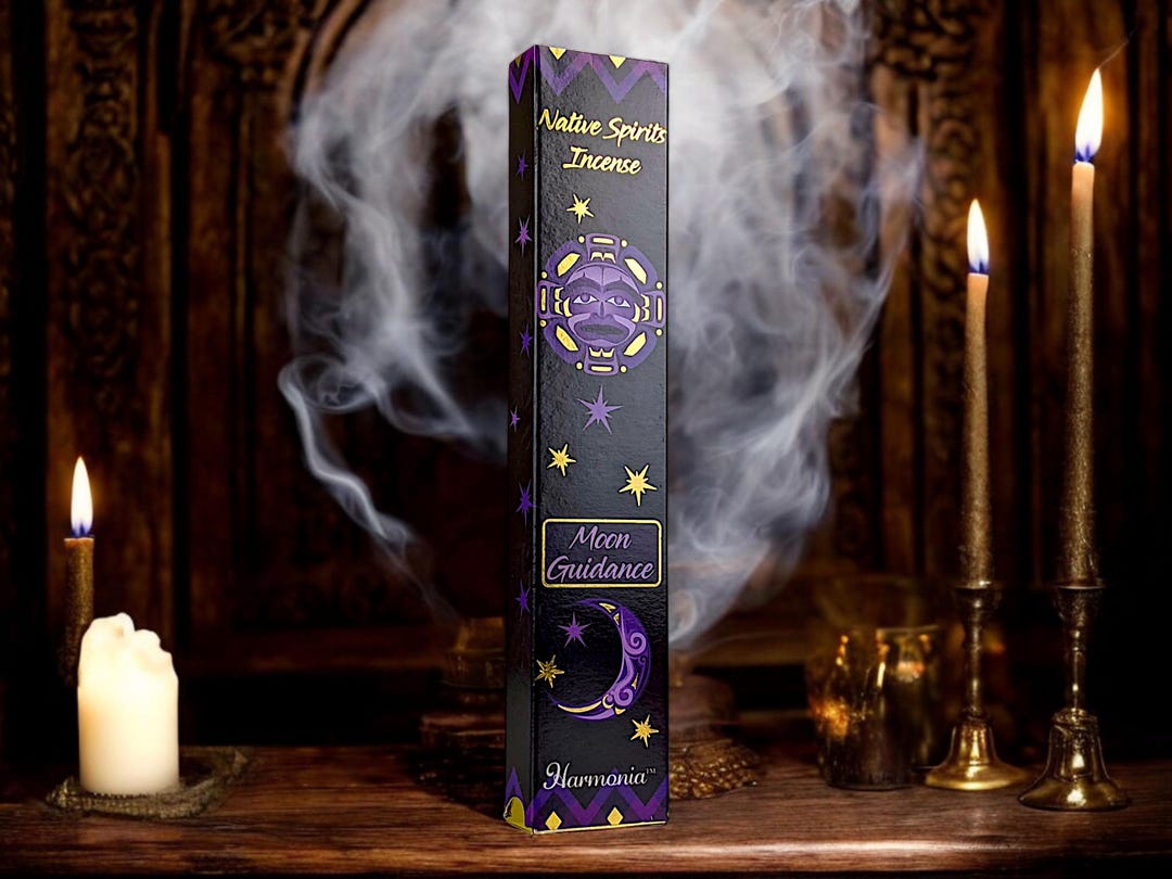 Incense Jasmine "moon Guidance" Masala Burning Sticks Made by Goloka ...