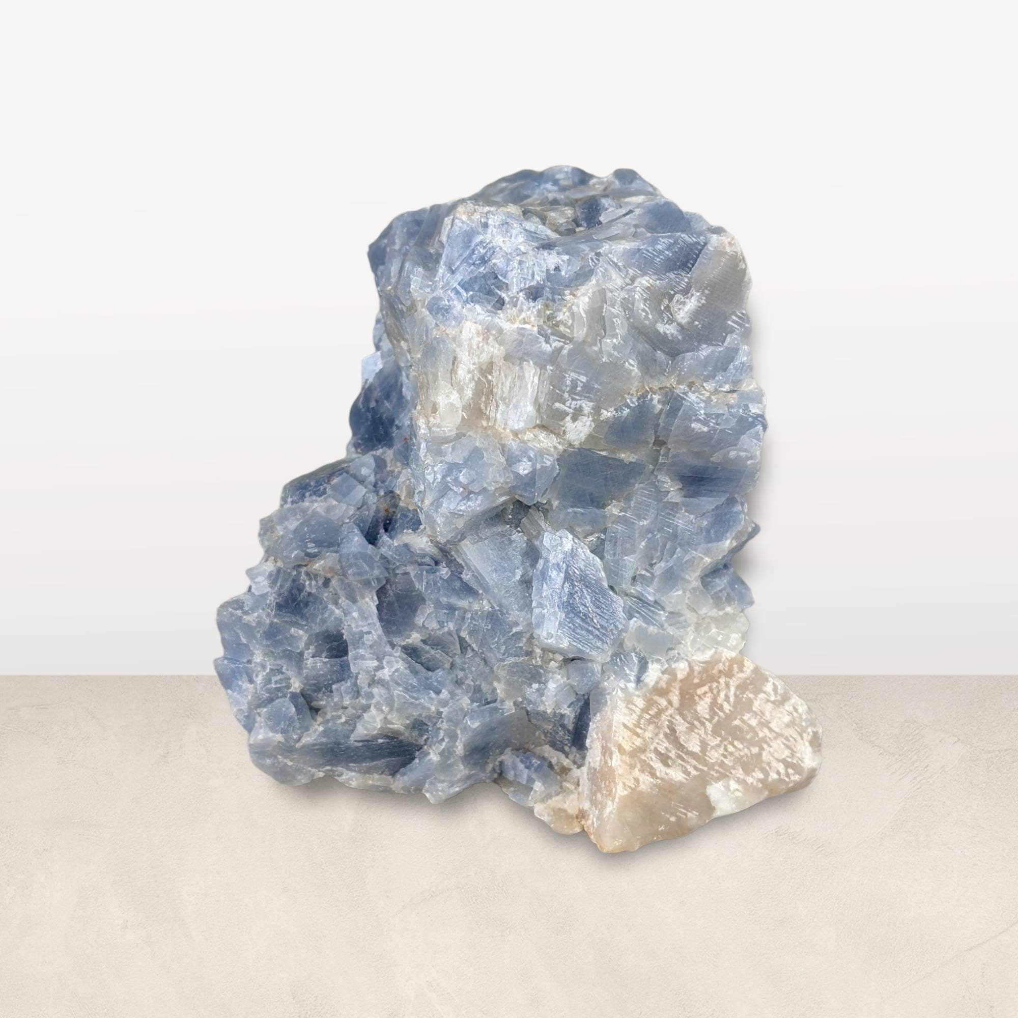 Blue Calcite Crystal Boulder 4 Rocks Mineral Display - Etsy