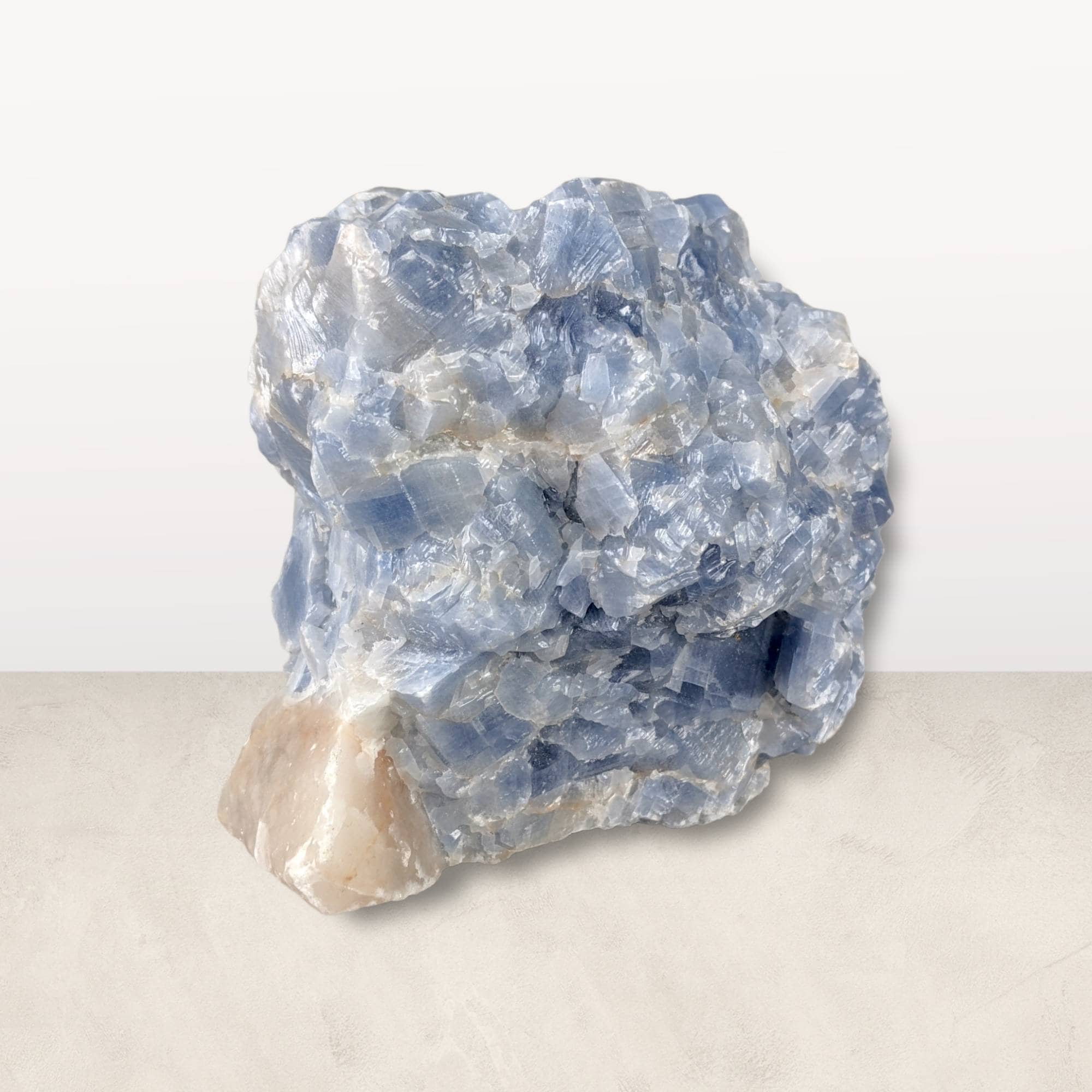 Blue Calcite Crystal Boulder 4 Rocks Mineral Display - Etsy