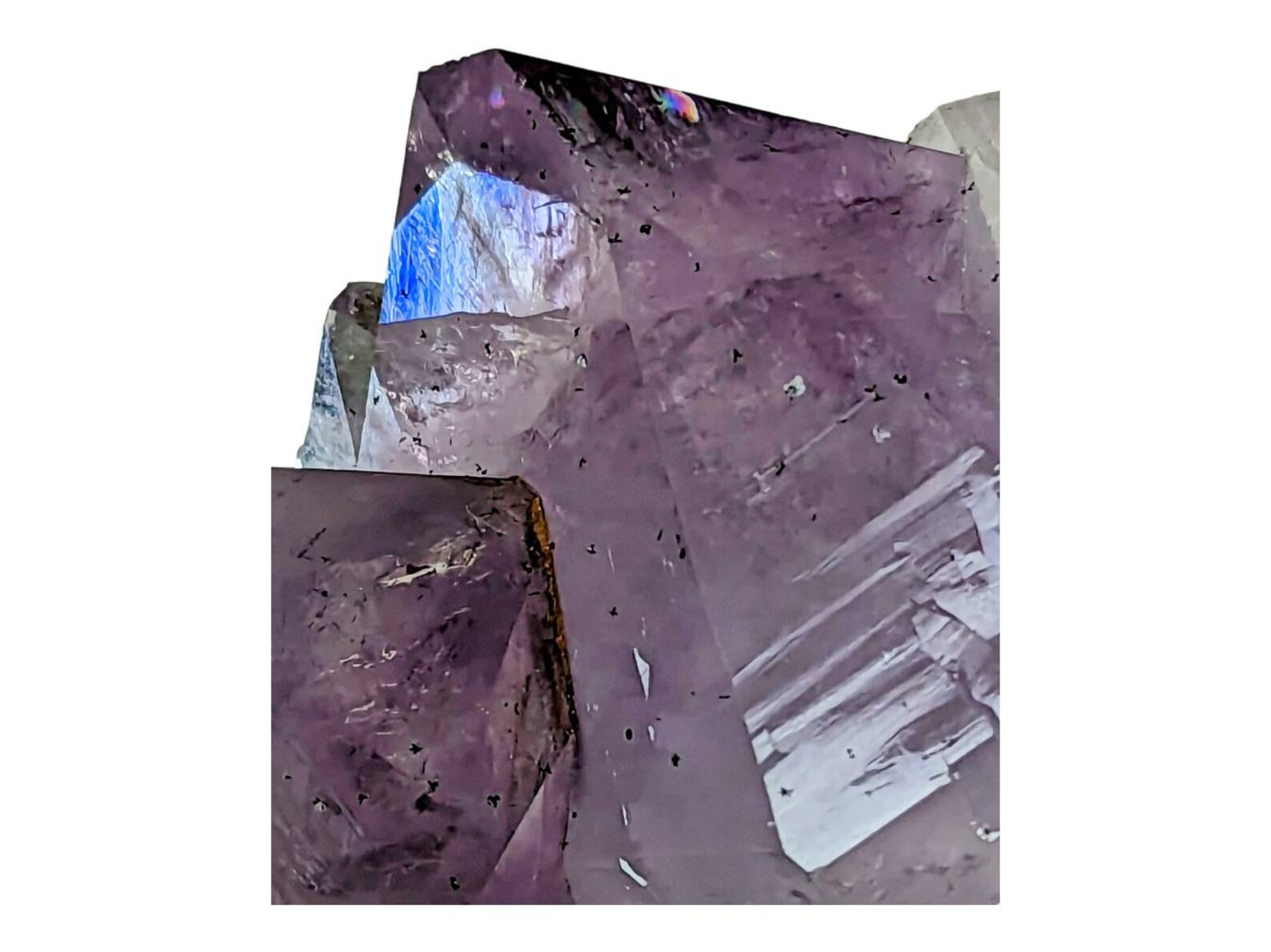 Amethyst Geode Slice: 21" Polished Crystal Cathedral With Iron Stand - Etsy