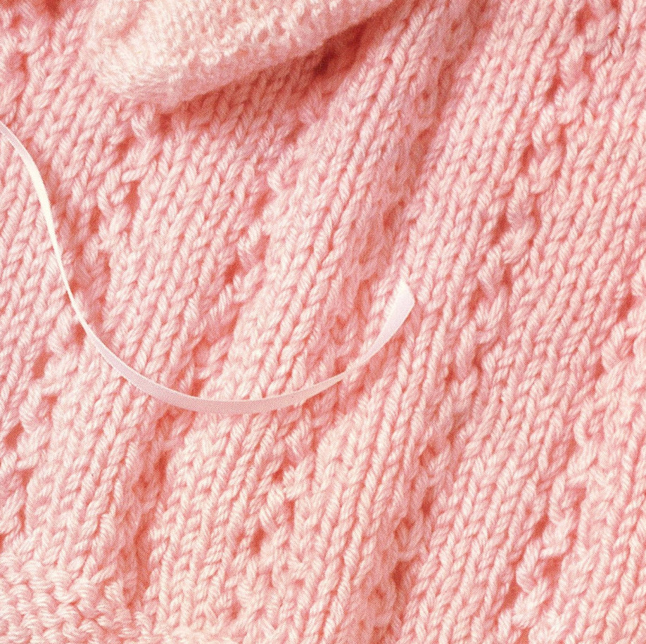 Perfectly Pink Knit Set Pattern for 6 Months Sacque Bonnet Booties ...