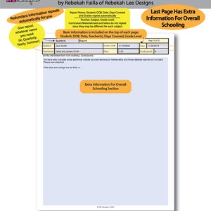 Report Template Full Page Version (PDF Fillable Form) - Etsy