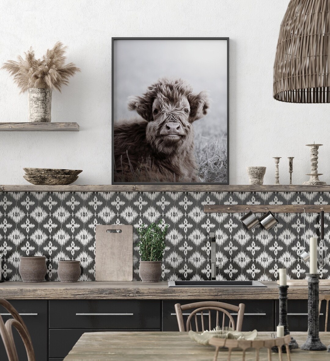 HIGHLAND CATTLE ALF Thick Matte Poster by Monika Strigel for Your ...