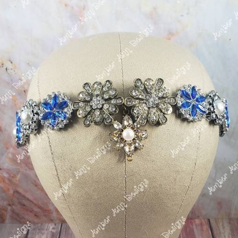 Bridal Forehead Headpiece - Etsy