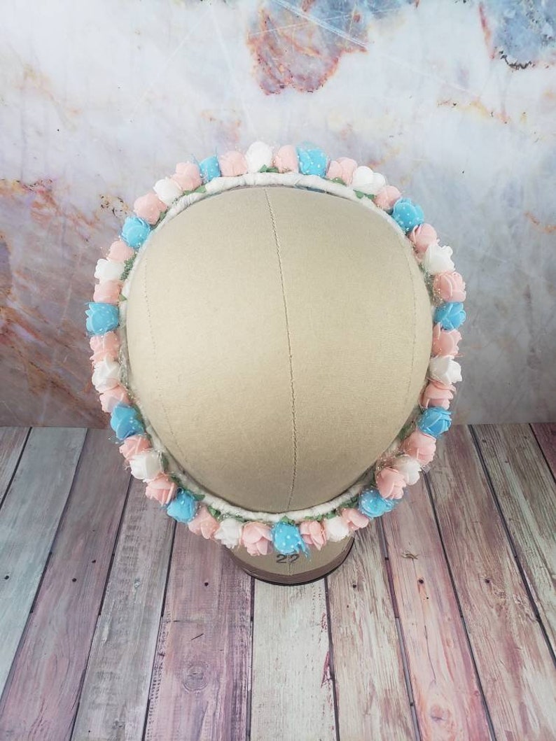 Trans Pride Flower Crown Queer Flower Crown Trans Pride - Etsy