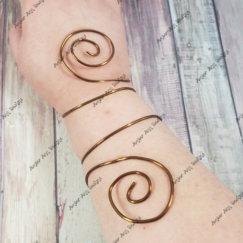 Swirling Arm Cuff - Etsy