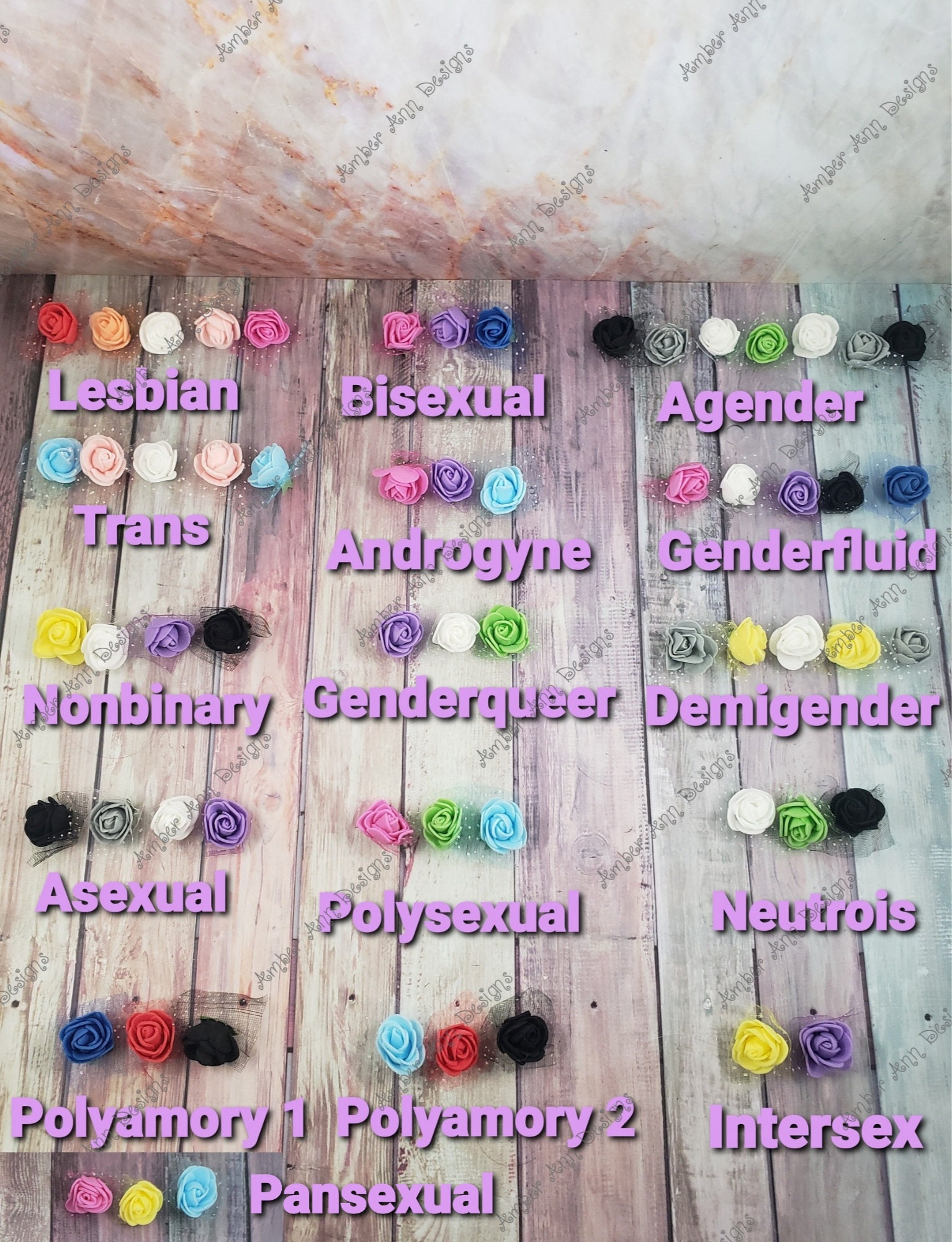 Custom Pride Flag Colors, Pride Flower Crown, Lesbian, Nonbinary ...