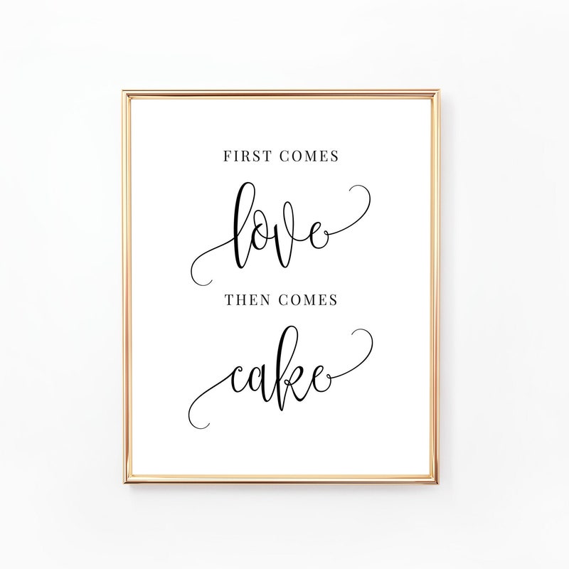 Wedding Cake Sign - Etsy