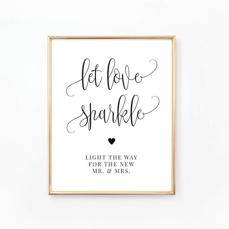 Wedding Firework Sign - Etsy