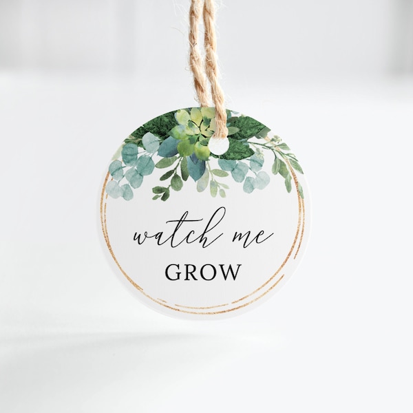 Watch Me Grow Tags - Etsy