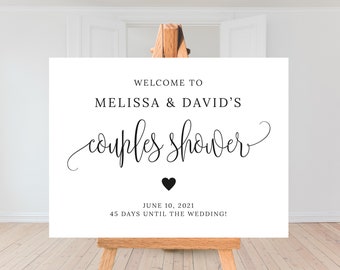 Wedding Couples Shower Sign - Etsy
