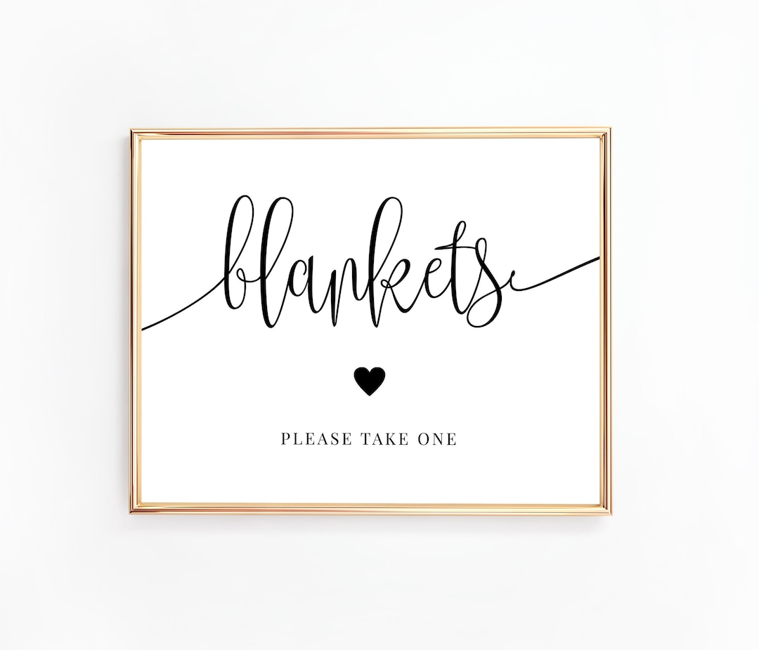 Blankets Sign, to Have and to Hold in Case You Get Cold Printable Sign ...