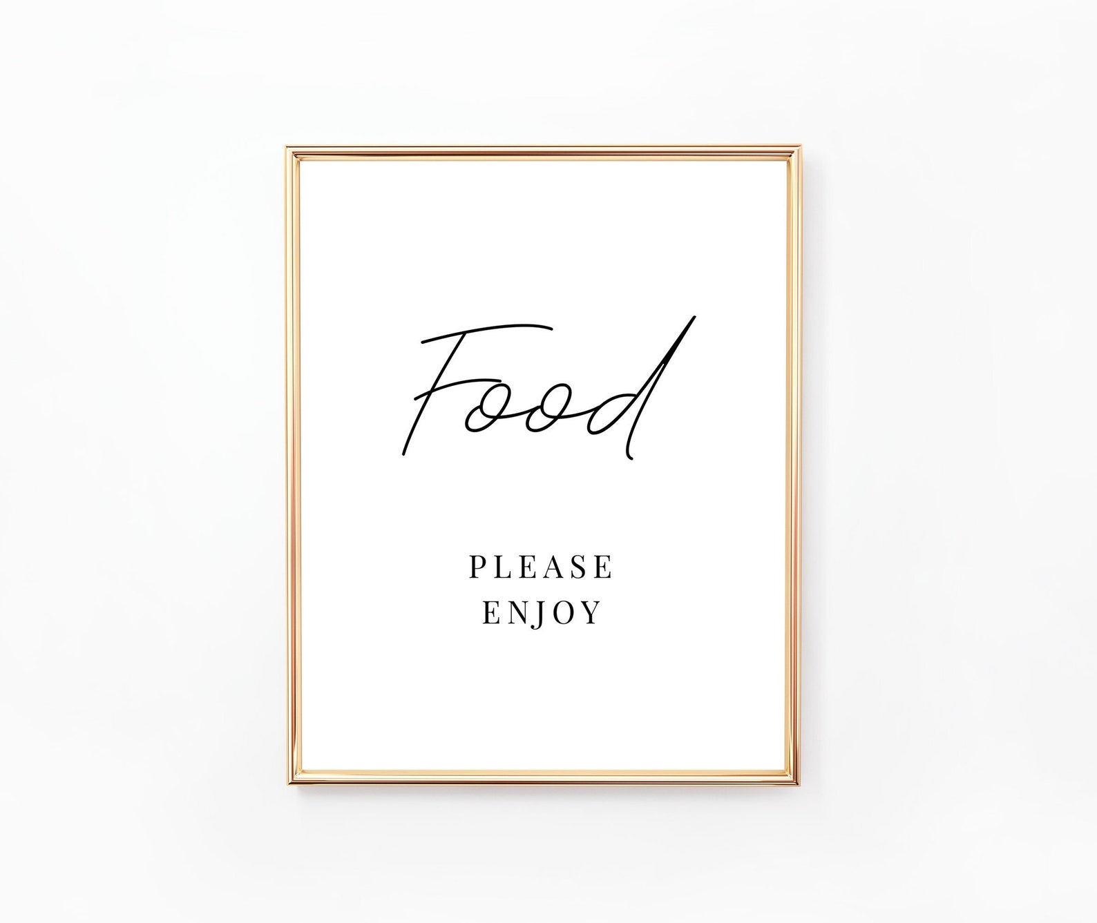 Food Sign, Printable Food Sign, Buffet Sign, Wedding Food Sign, Bridal ...