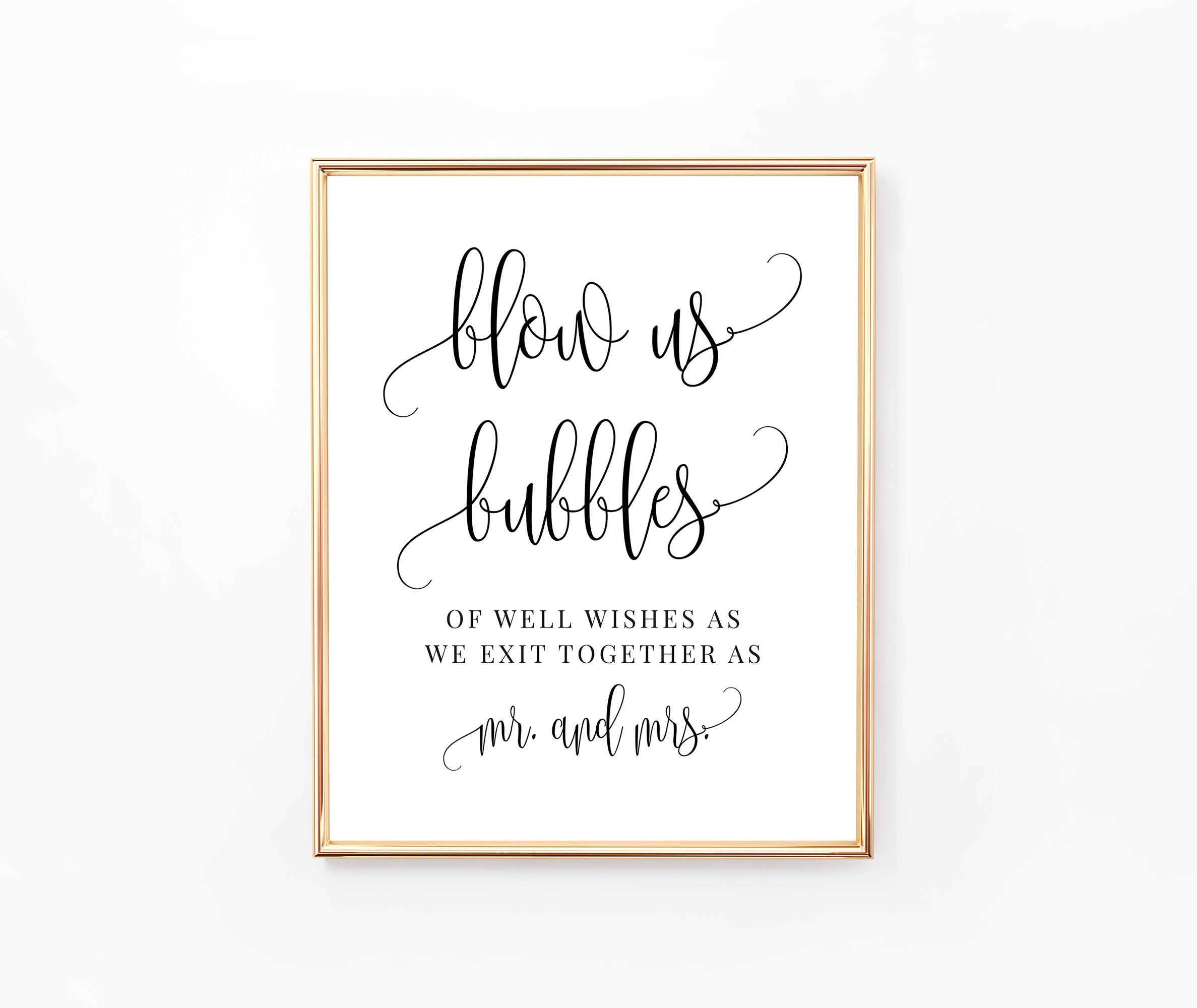 Wedding Bubbles Sign Blow Us Bubbles Sign Blow Bubbles of - Etsy Canada