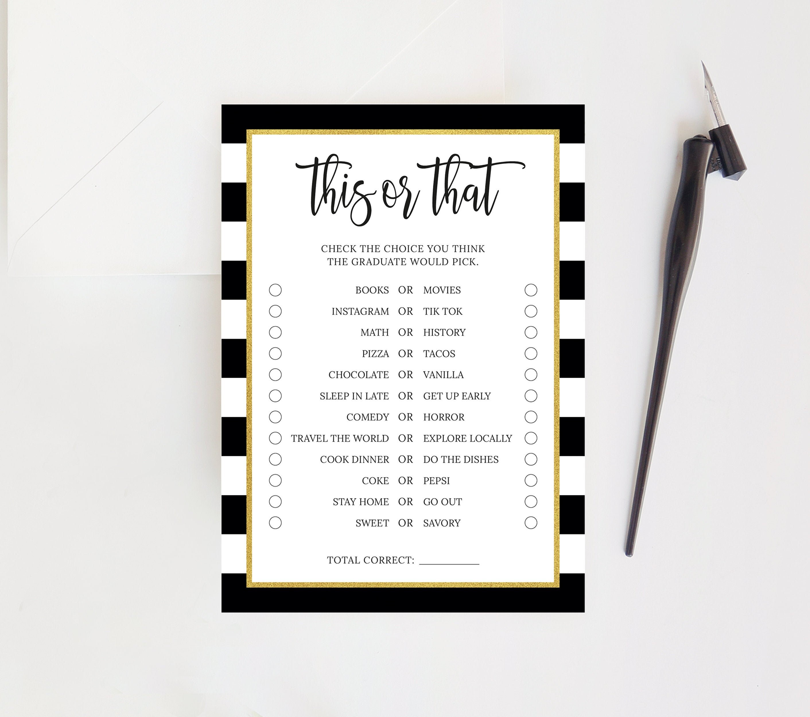 This or That Graduation Game, Who Knows the Graduate Best, How Well Do ...