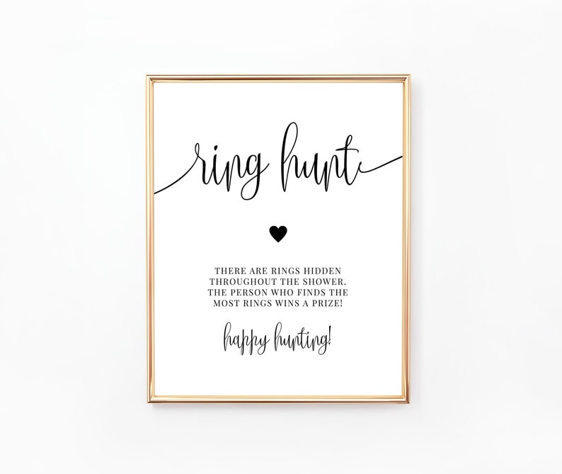 Ring Hunt Sign the Ring Game Printable Ring Hunt Game - Etsy Hong Kong