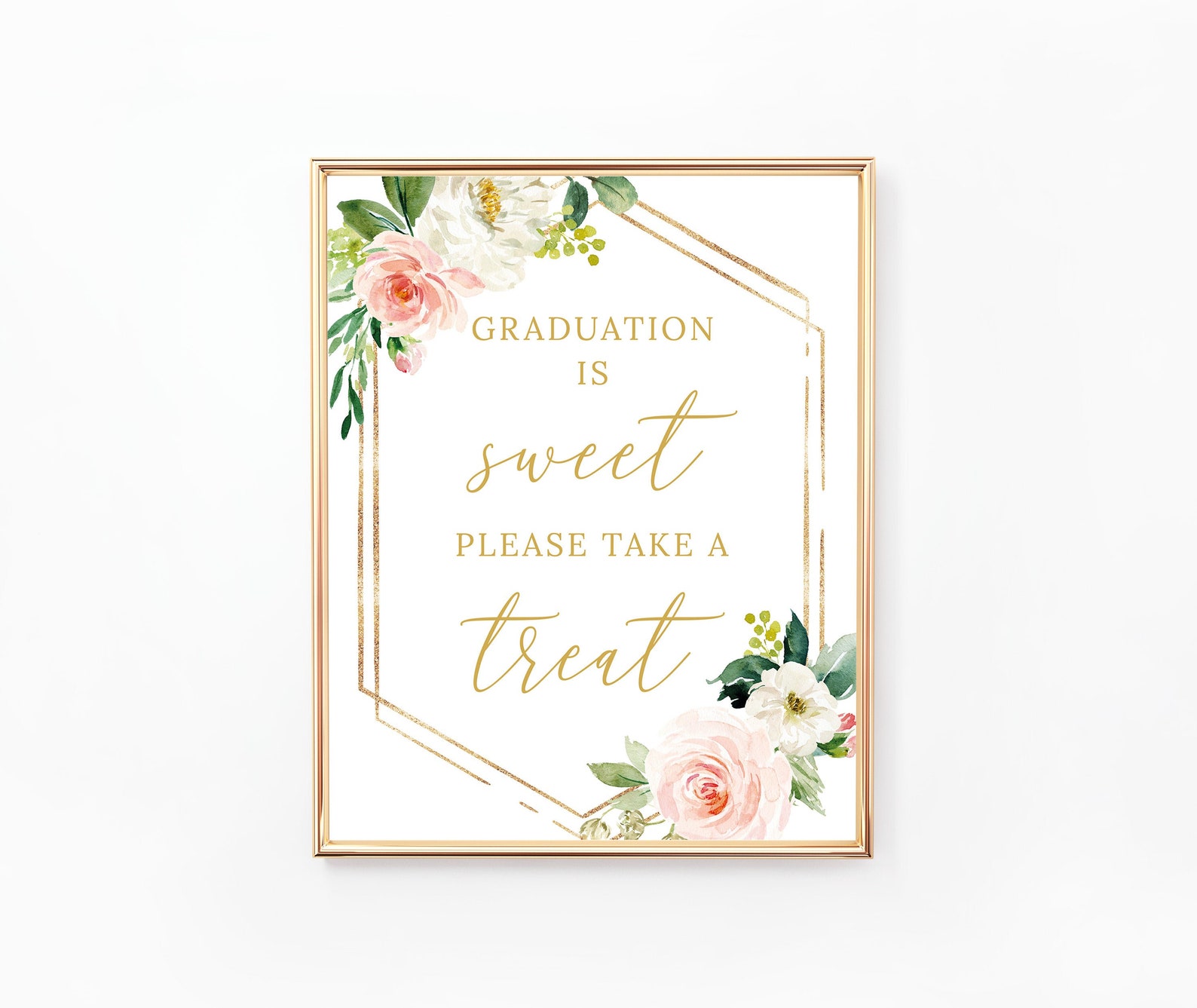Graduation is Sweet, Please Take a Treat Sign, Printable Graduation ...