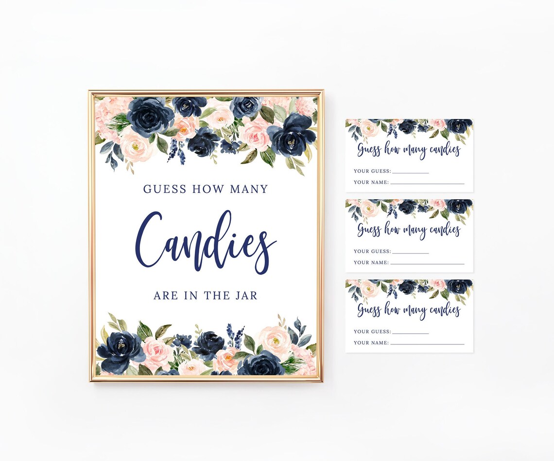 Guess How Many Candies Game How Many Candies Are in the Jar - Etsy