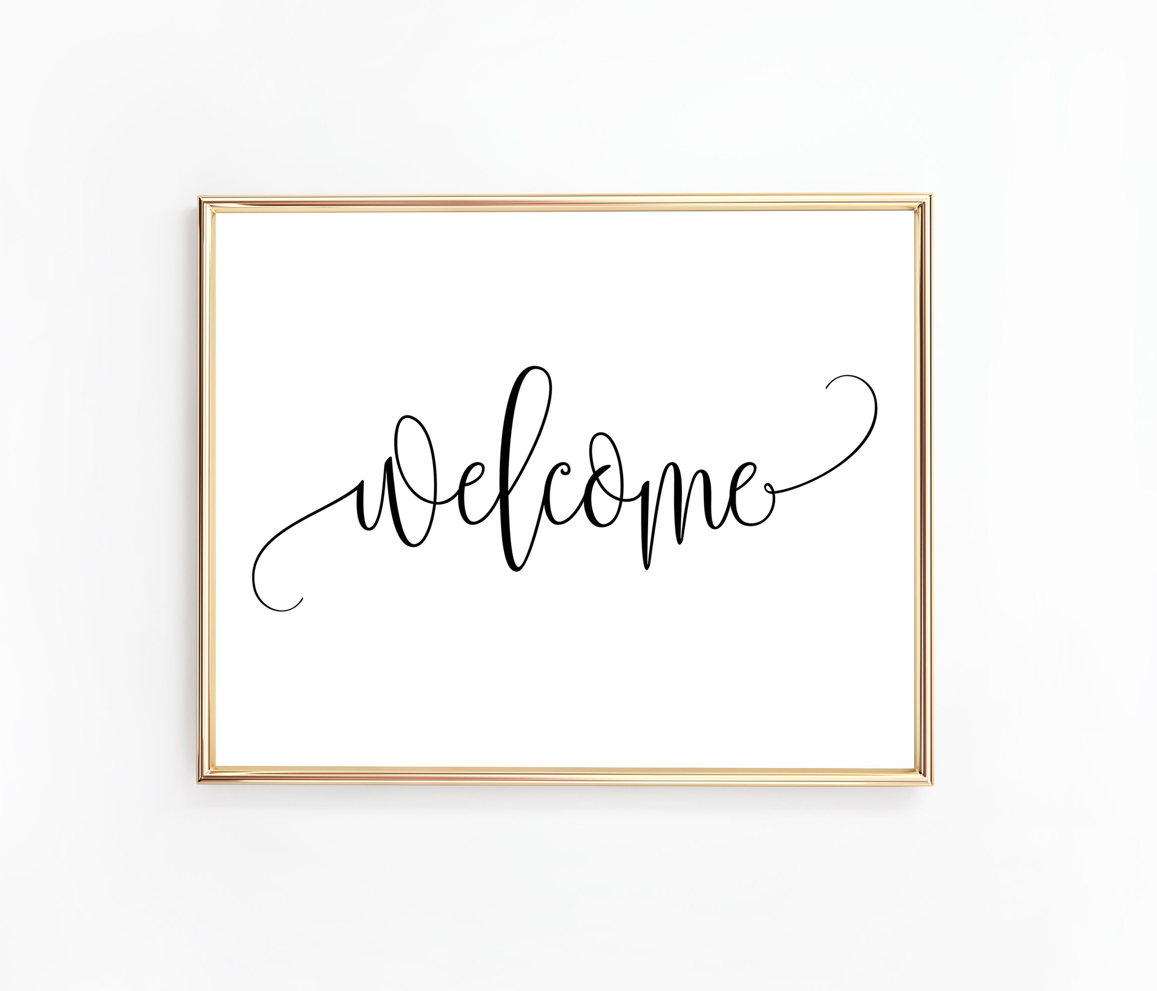 Welcome Sign Printable Welcome Sign Wedding Reception | Etsy