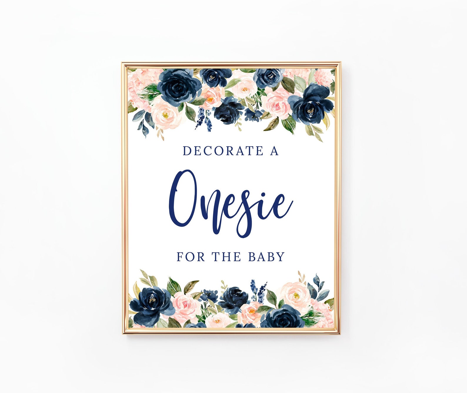 Decorate a Onesie Sign Baby Shower Sign Onesie Decorating - Etsy