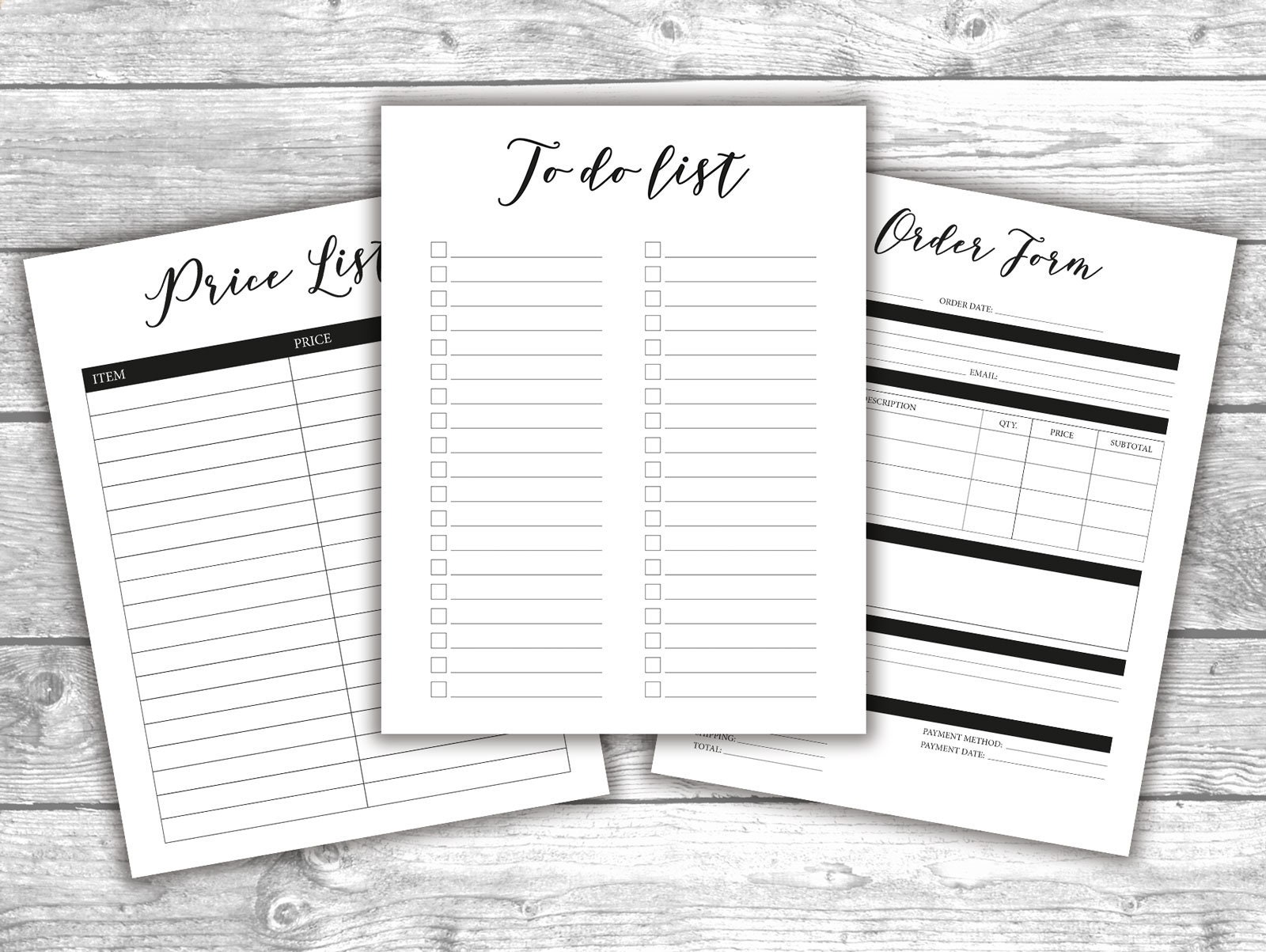 Craft Fair Planner Craft Show Templates Small Business | Etsy