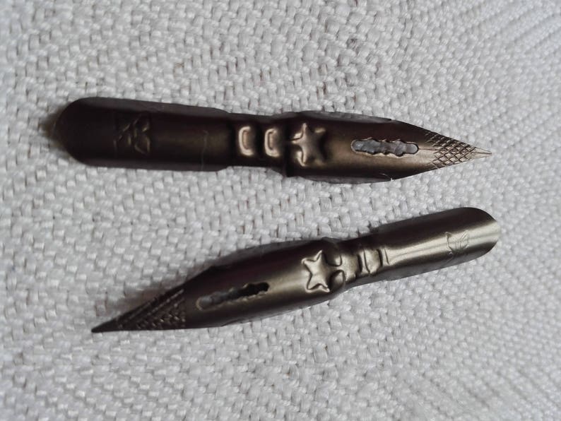 Box Vintage Calligraphy Nibs Dip Pen Nibs Set Steam Punk Etsy