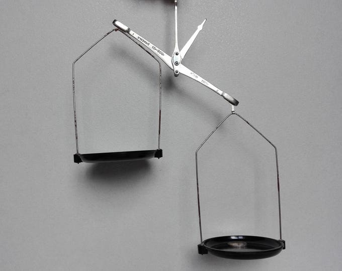 Balance Beam Scale Two Pan Balance Scale Vintage Scale - Etsy