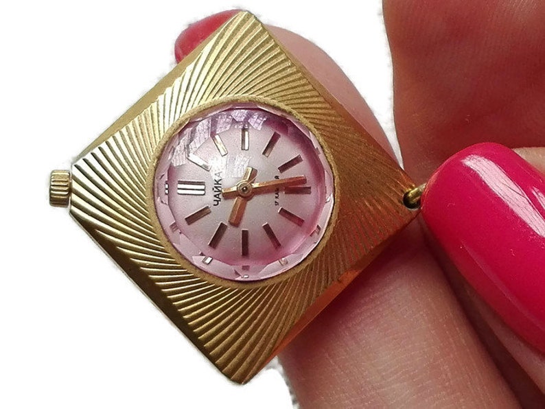 Gold Pendant Watch for Women Graduation Gift for Her Wind up - Etsy